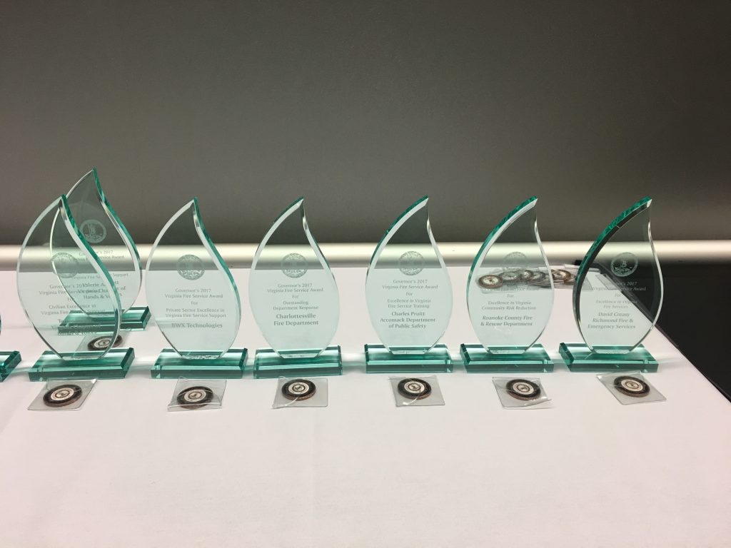 2017 Governor’s Fire Service Awards Presented - Virginia Department of ...