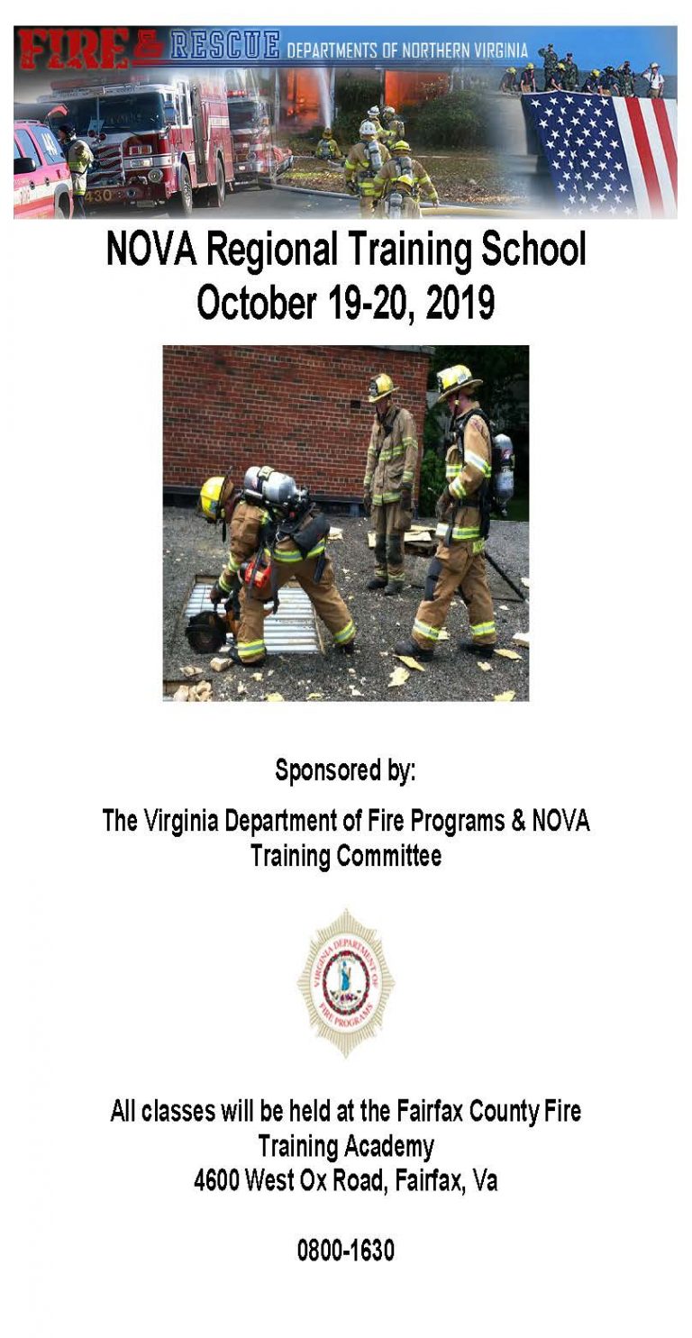 NOVA Regional Training School - Virginia Department of Fire Programs