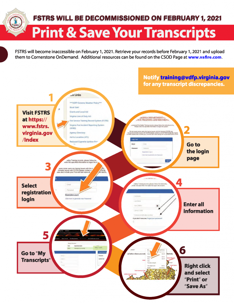 CSOD Page - Virginia Department of Fire Programs